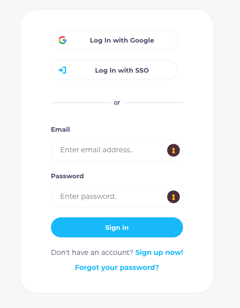 Setting Up Single Sign On (SSO) to Login